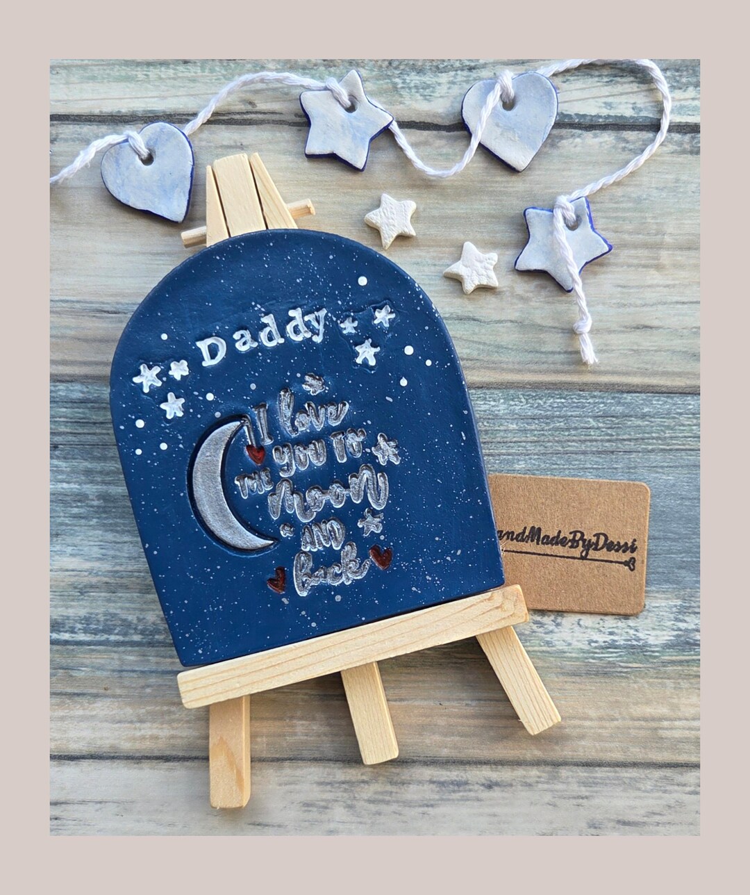 Daddy Love You to the Moon and Back, Fathers Day Gift - Etsy