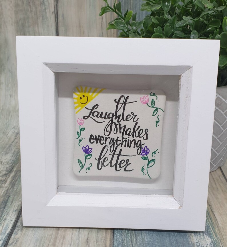 Positive Quotes Frame, Friendship Gift - Etsy