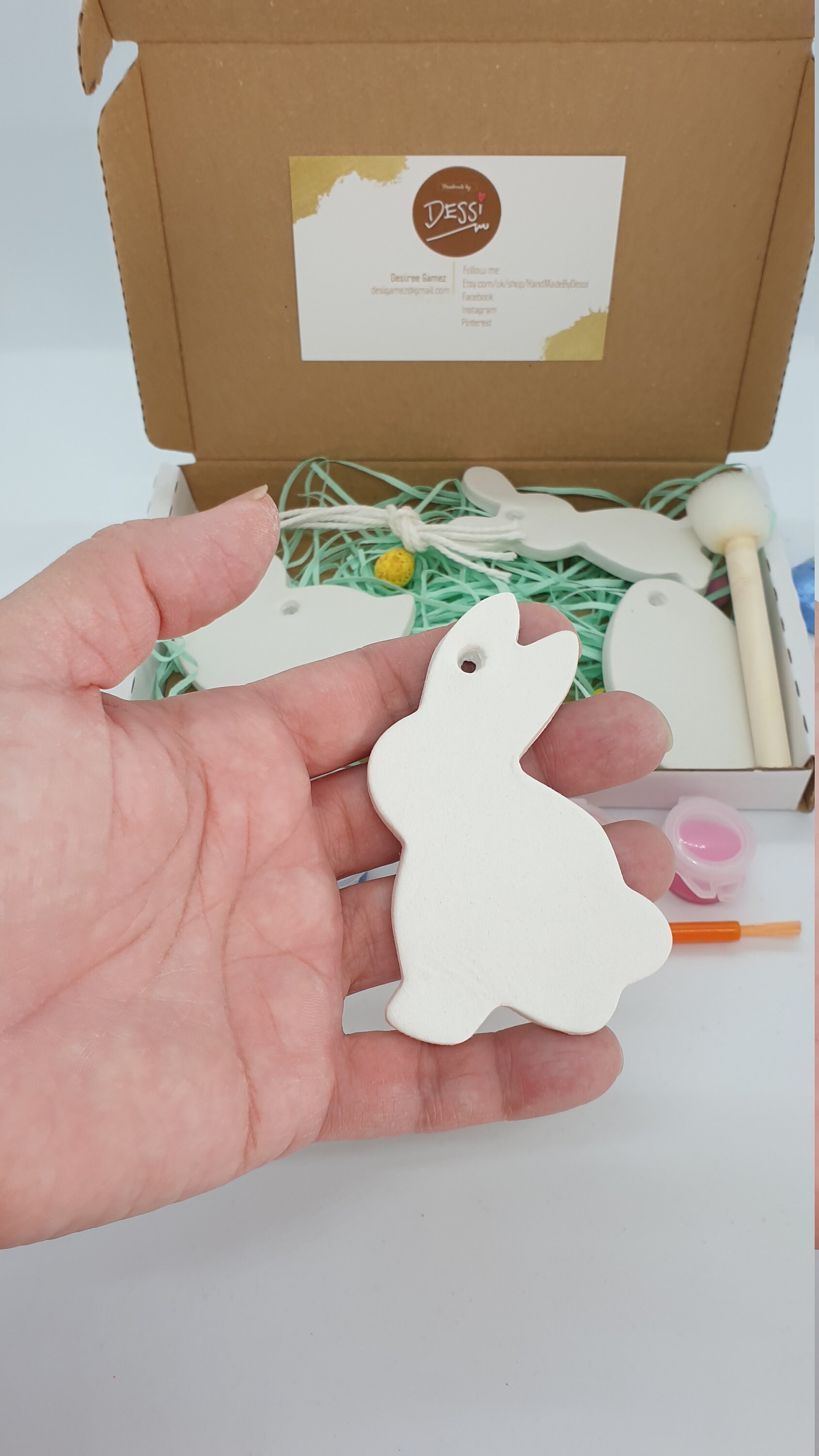 Paint your own Easter craft kit for kids | Etsy