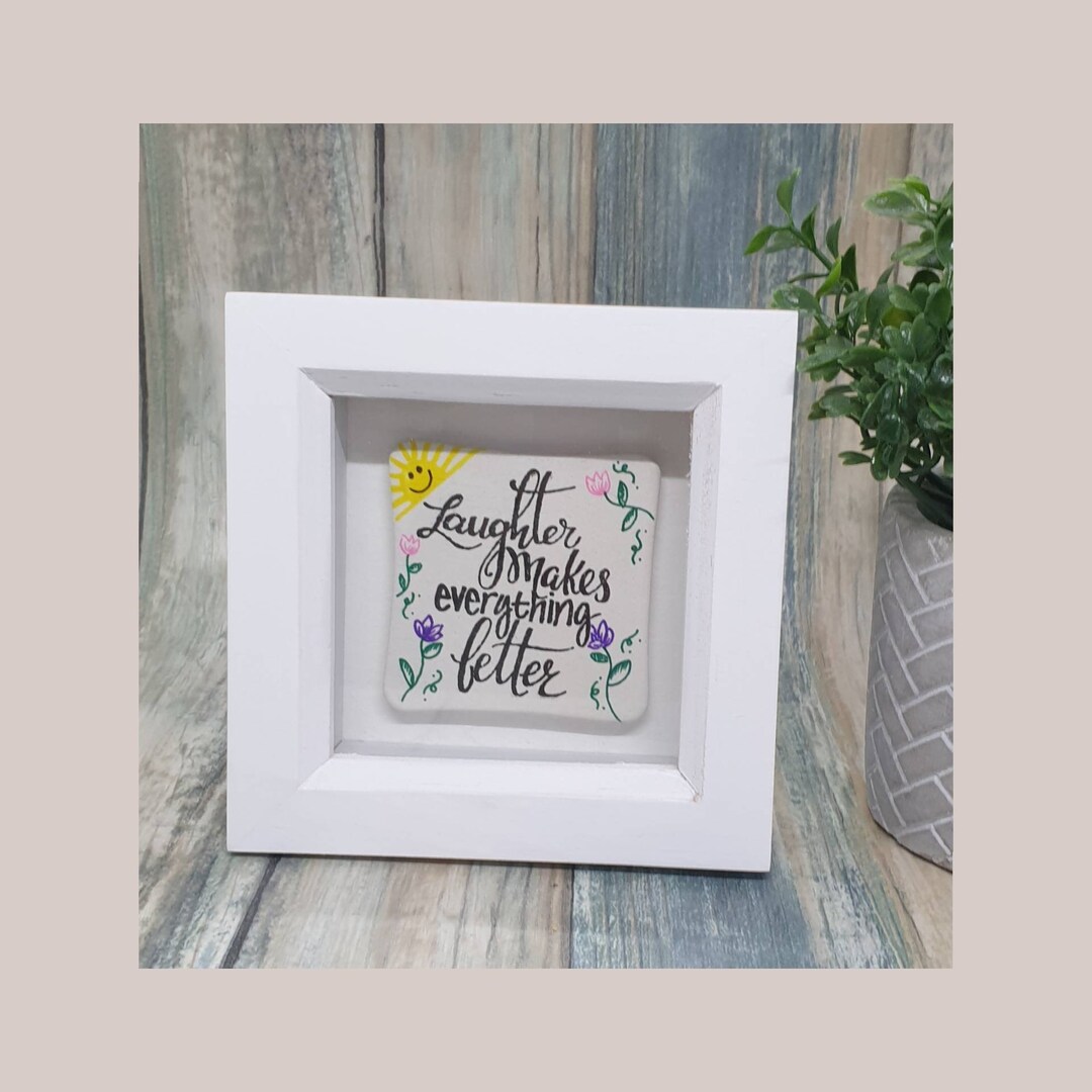 Positive Quotes Frame, Friendship Gift - Etsy