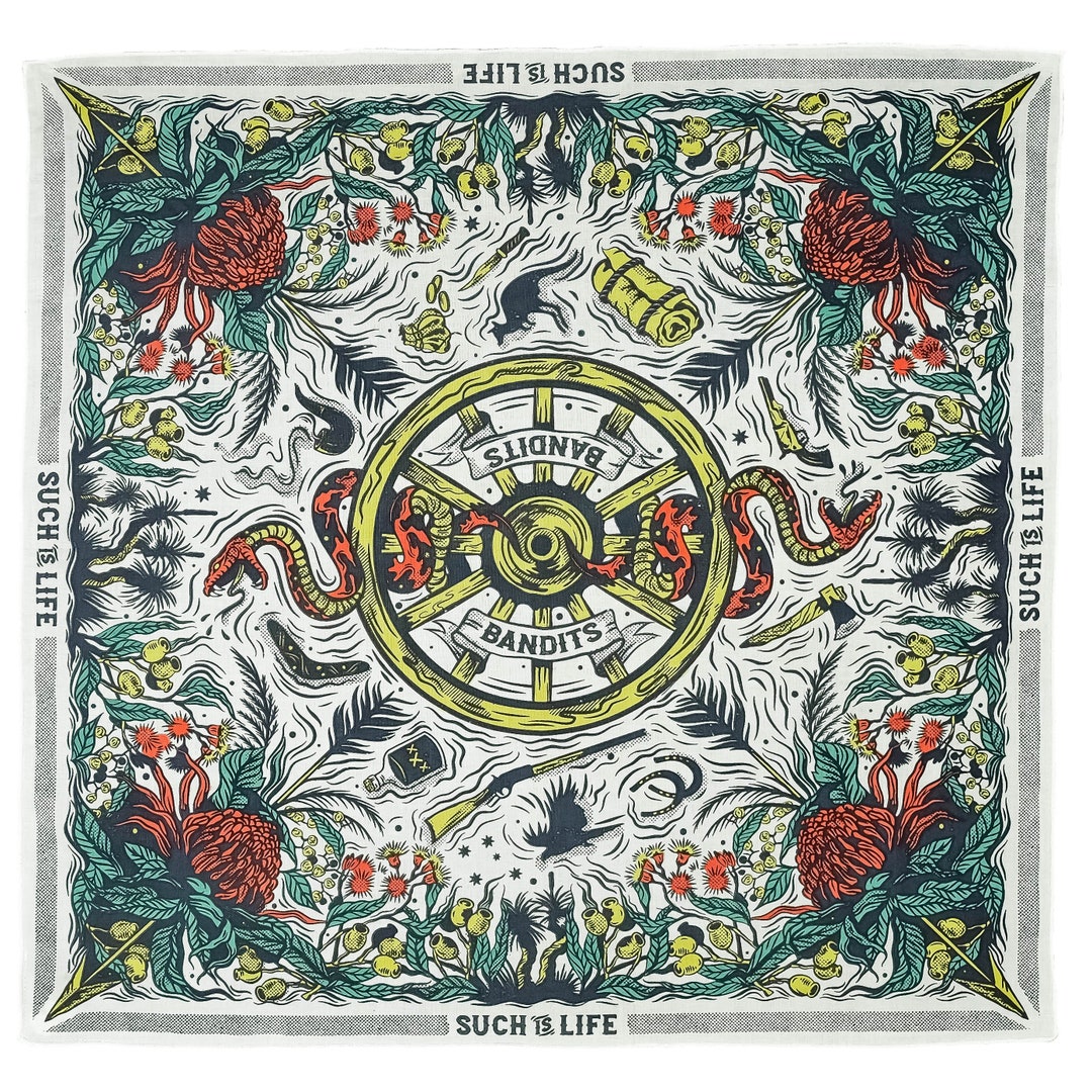 Bandana 21'' X 21'' Original Unique Artist Design, Gives Back to ...