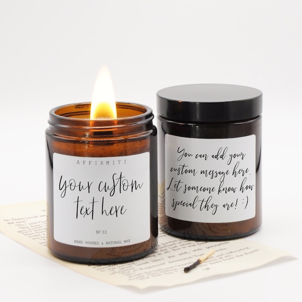 Custom Candle - Etsy