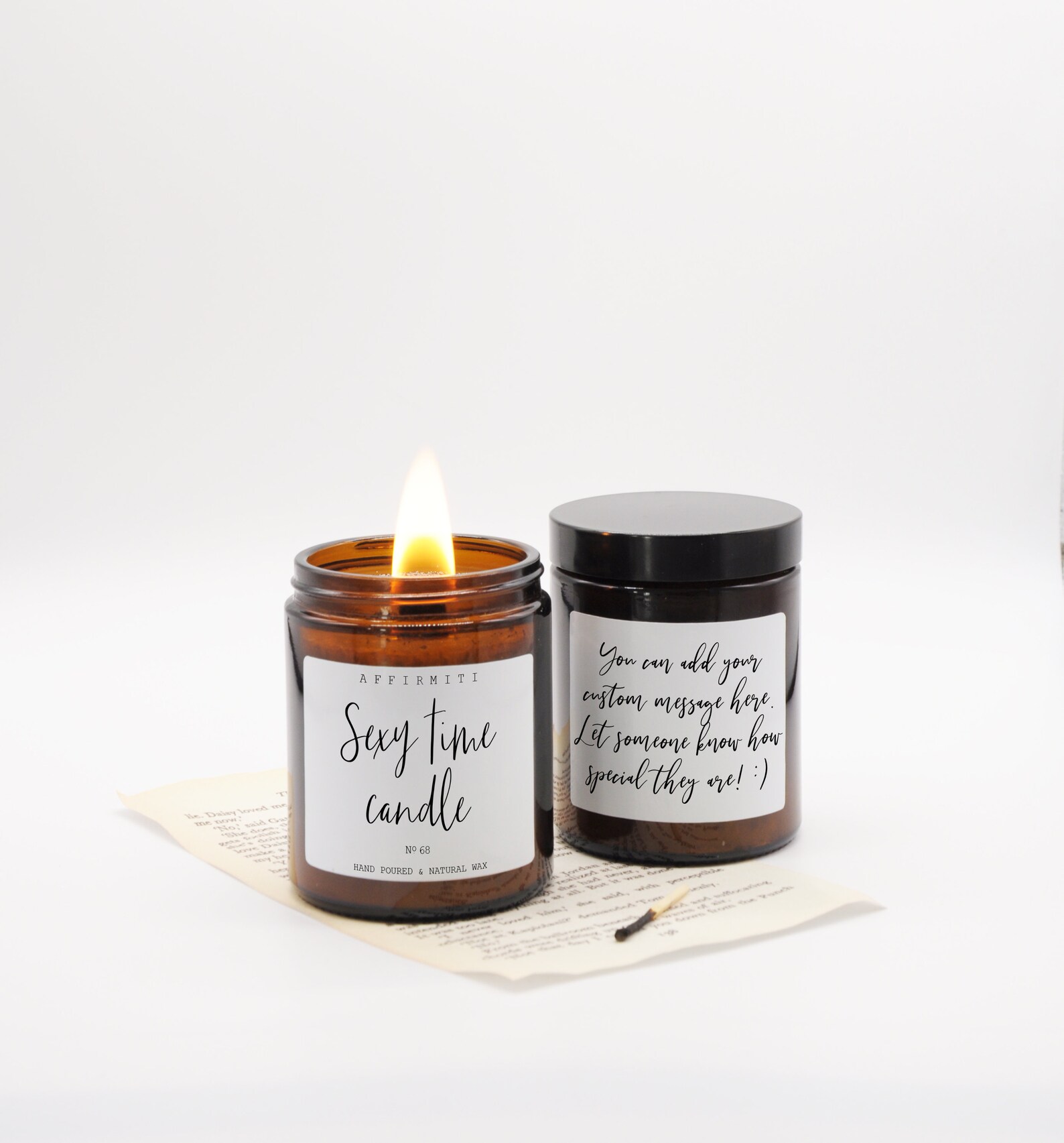 Sexy Time Candle Funny Ts Scented Candle Wood Wick Candle