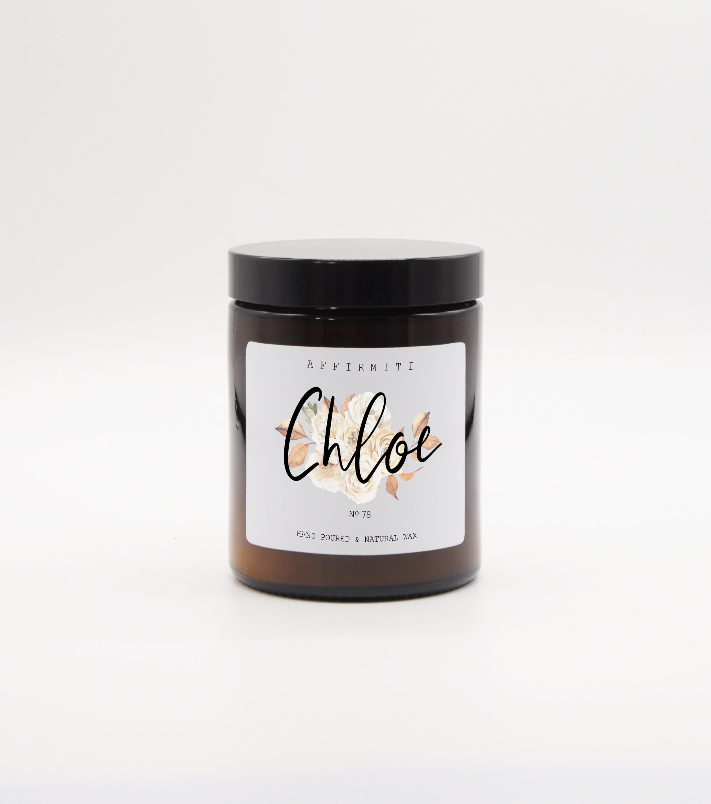 Your Name Candle / Personalized Gift / Custom Scented Candle / Wood ...