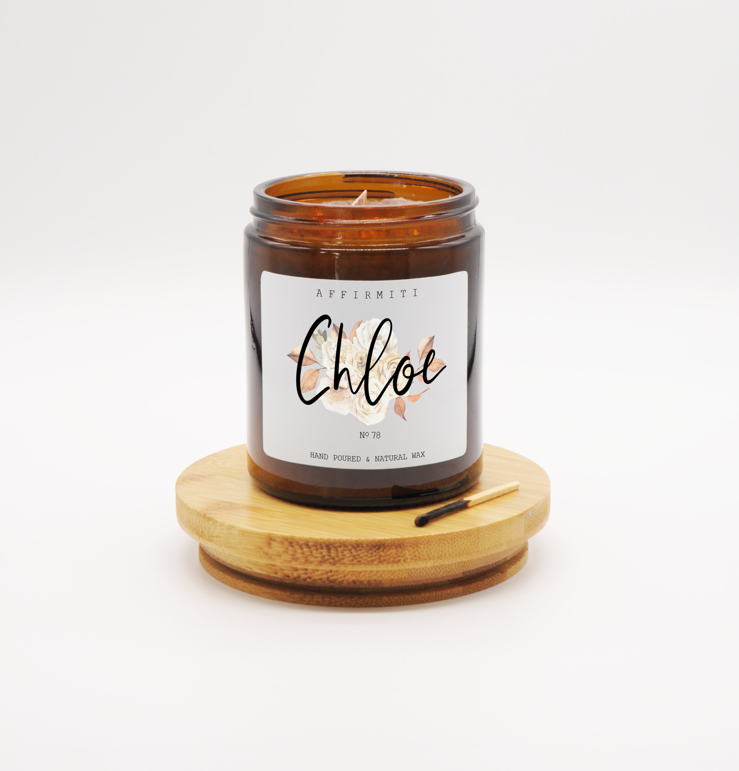 Your Name Candle / Personalized Gift / Custom Scented Candle / | Etsy