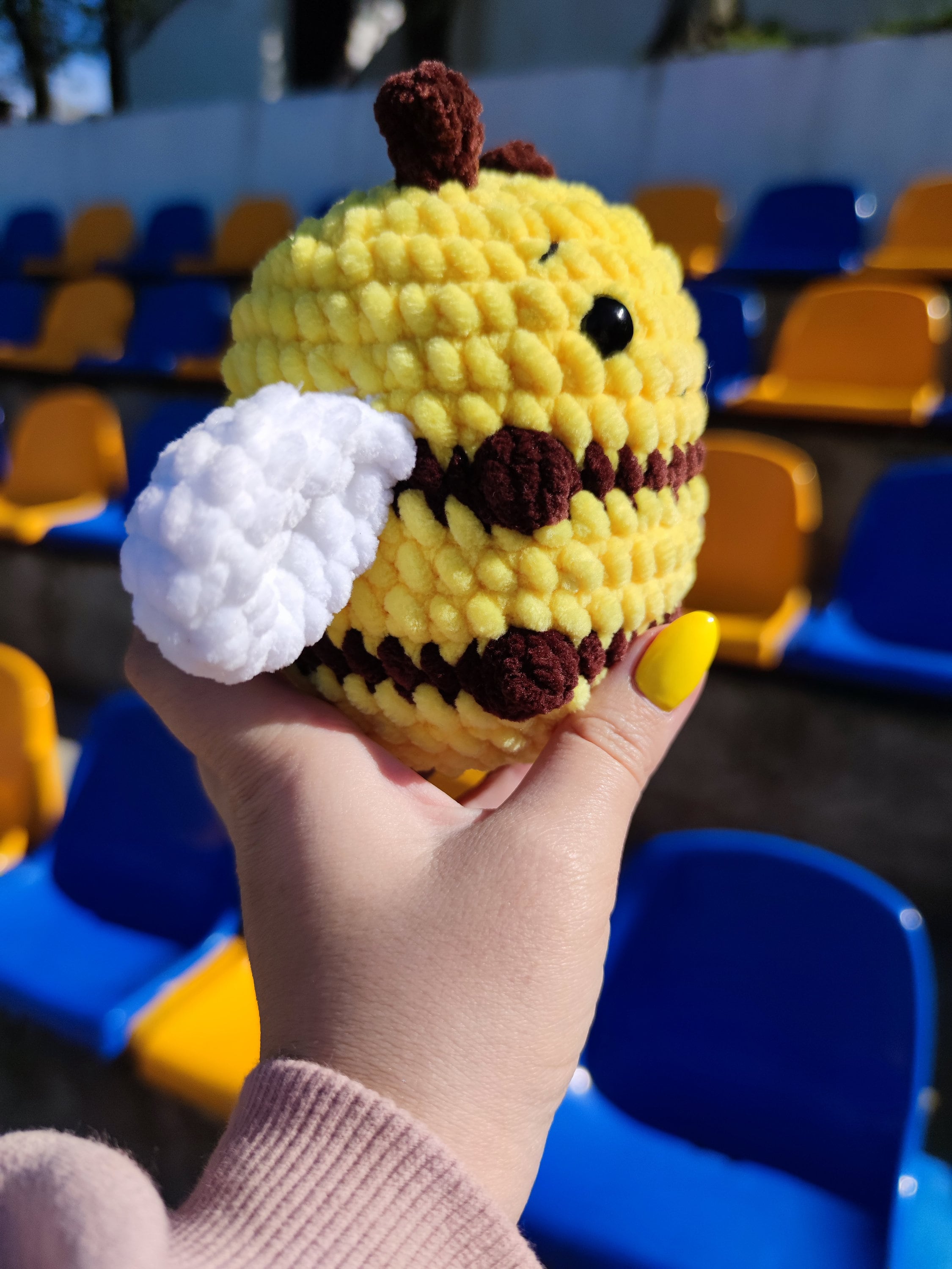 Crochet Bumble Bee Stuffed Animal Soft and Cuddly Toy for - Etsy