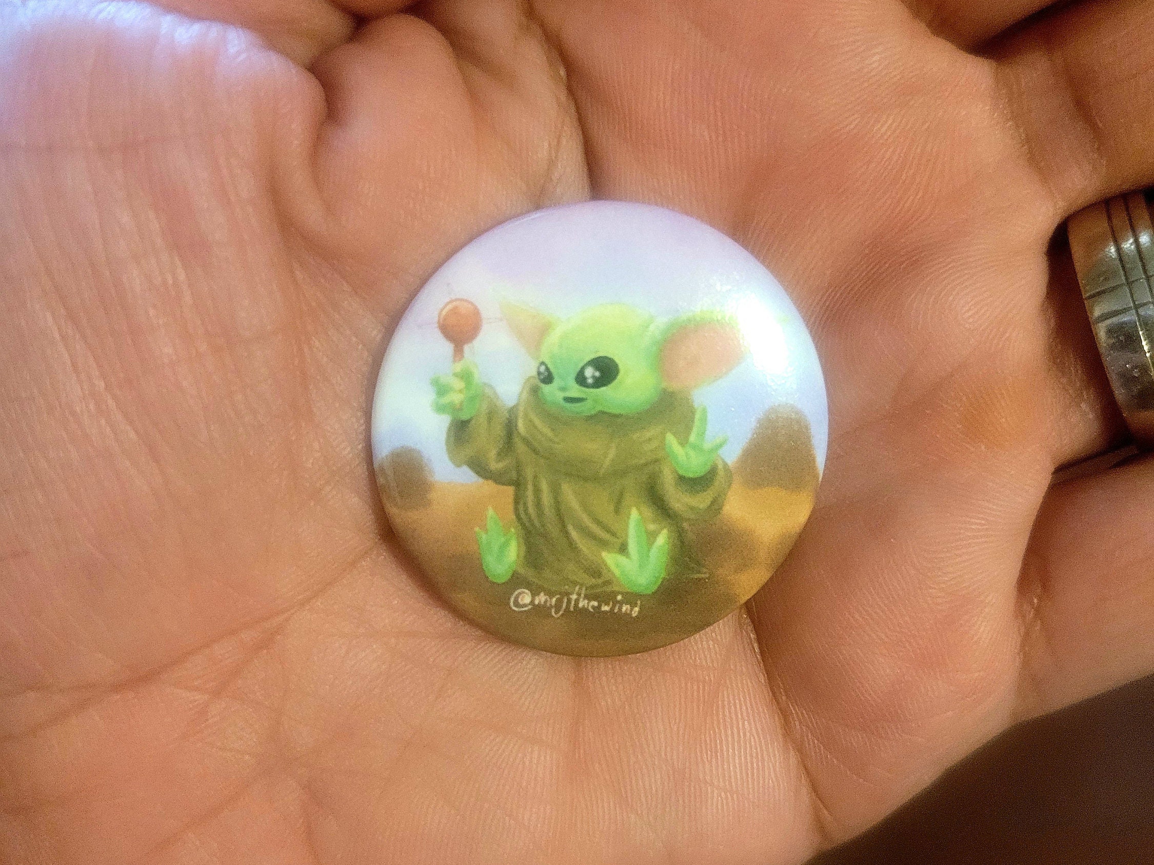 Baby Grogu Button - Etsy