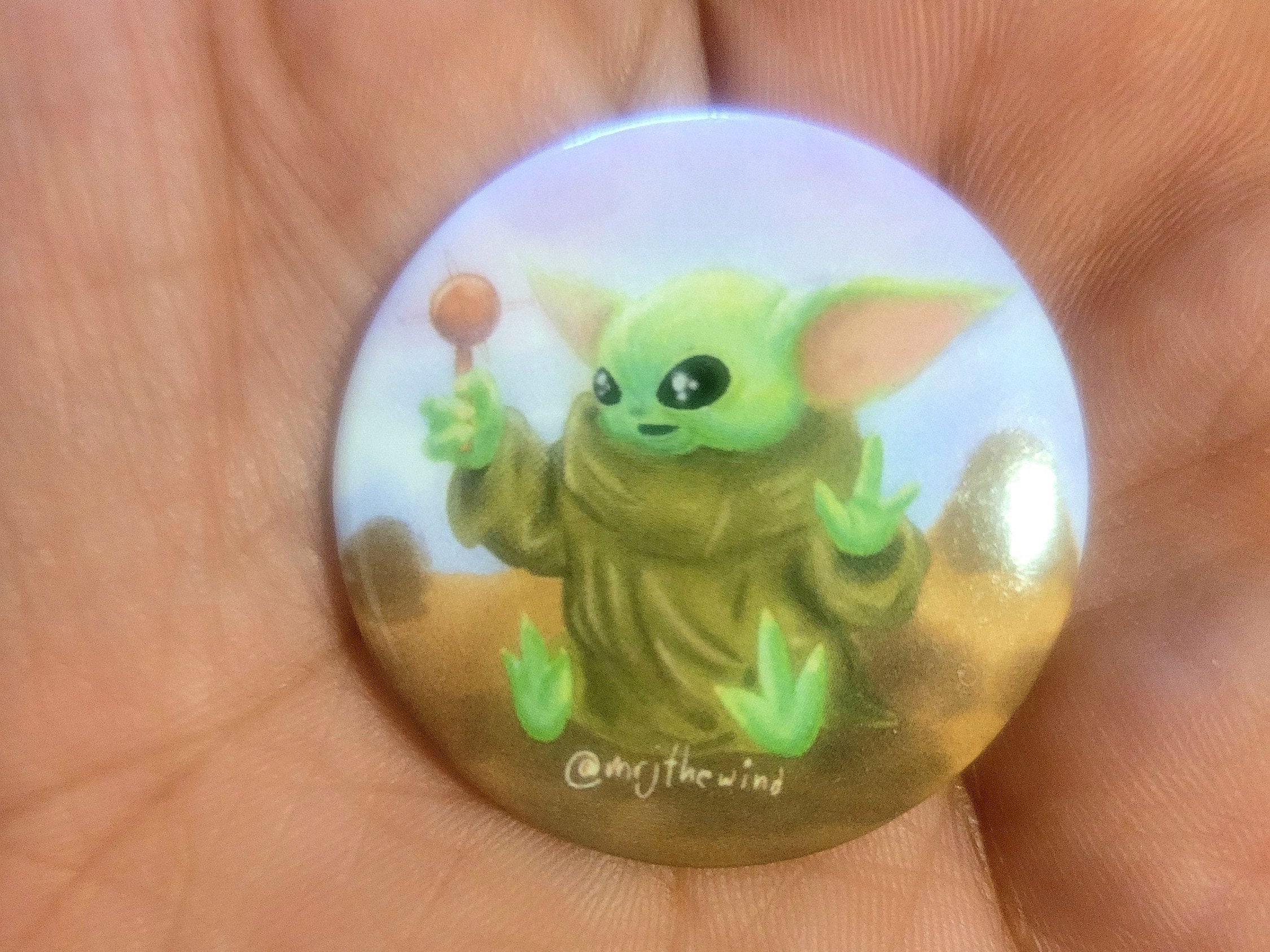 Baby Grogu Button - Etsy