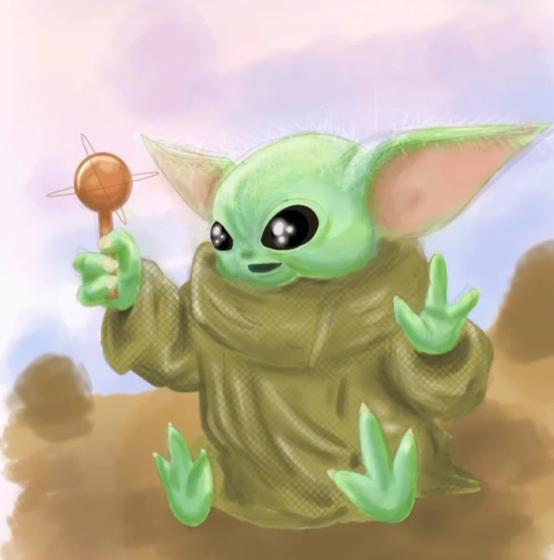Baby Grogu Button - Etsy