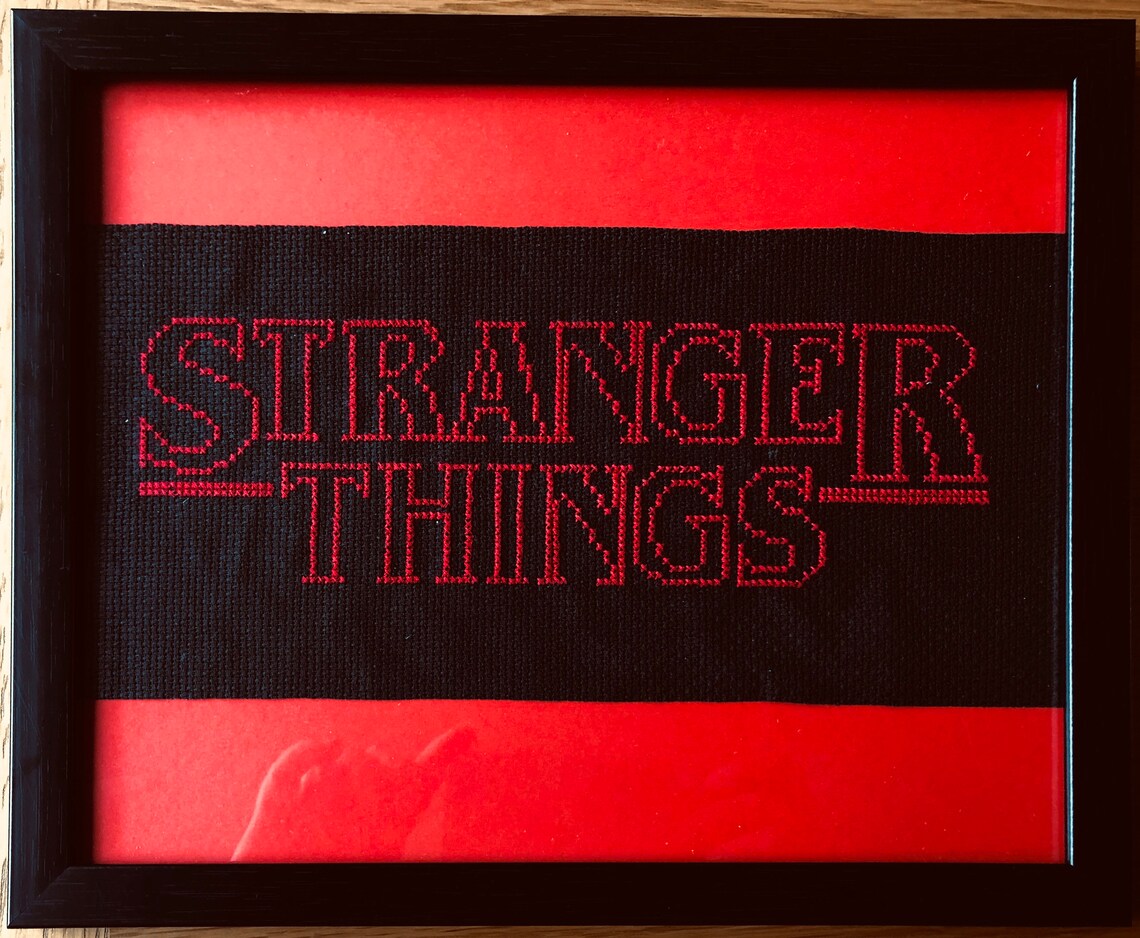 Stranger things frame | Etsy