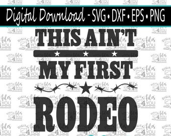 My First Rodeo Svg | Etsy