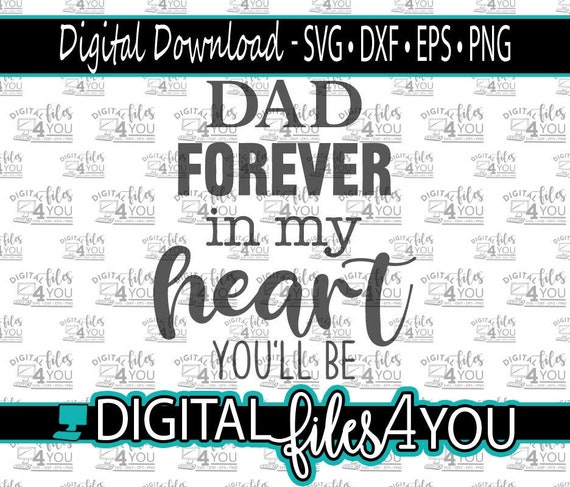 RIP Dad SVG Angel Daddy Digital Download Dad Svg in Memory | Etsy