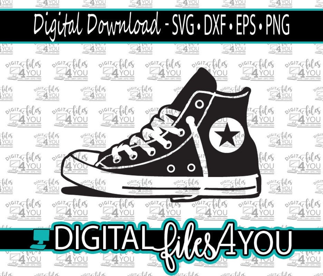 Got Chucks SVG, Chucks Digital Download, SVG Pattern, Shoe Clipart ...