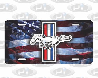 Custom License Plate Mustang - Etsy