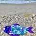 Rainbow Fish Baby Blanket and Play Mat With Moveable Rainbow - Etsy