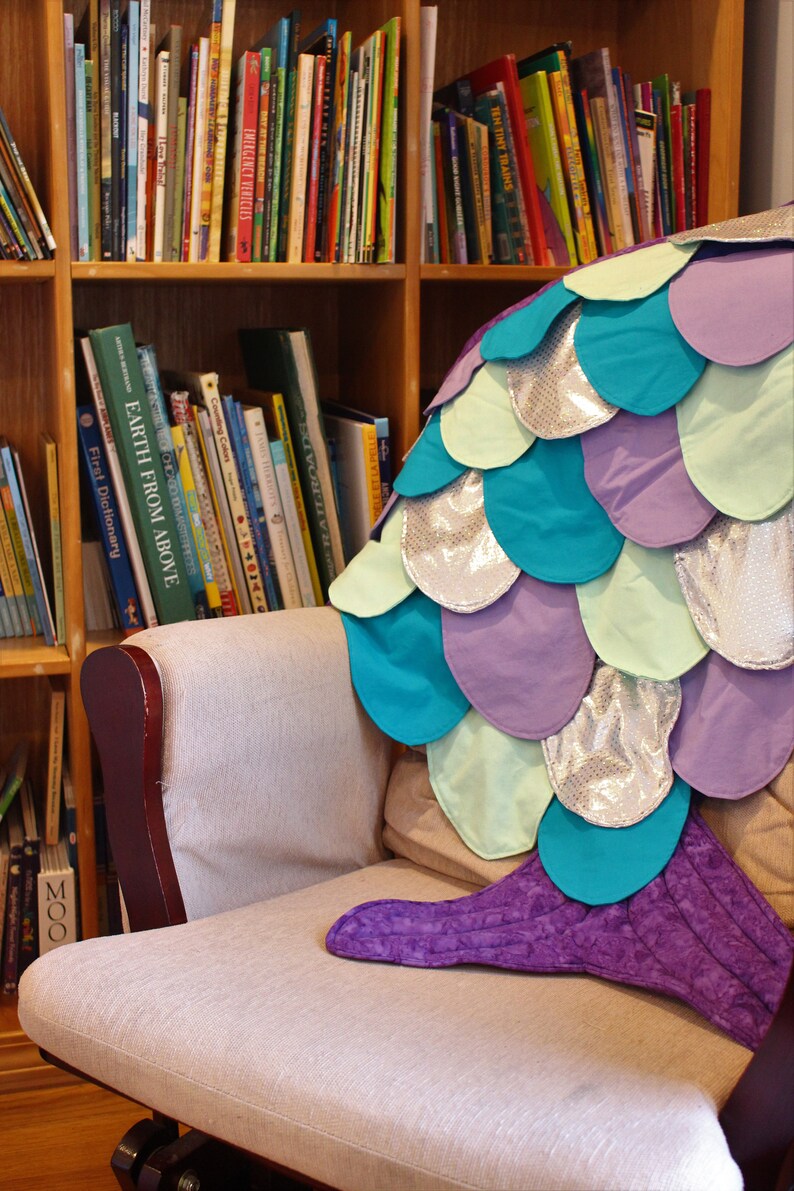 Rainbow Fish Baby Blanket and Play Mat With Moveable Rainbow - Etsy