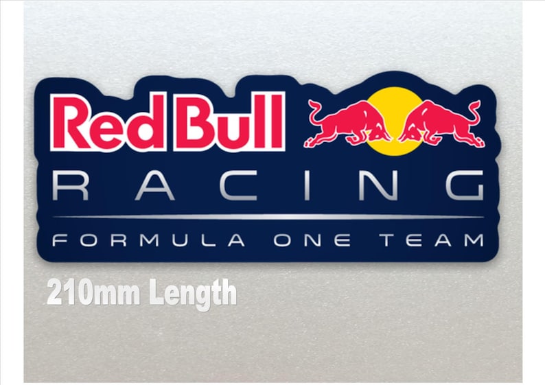 Large Red Bull Formula One (F1) Racing Blue Background - Car, Van ...