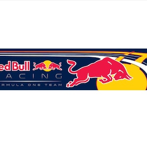 2 X Large Red Bull Graphic Formula One (F1) Racing Flow Graphic Car Van ...