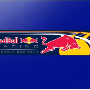 2 X Large Red Bull Graphic Formula One (F1) Racing Flow Graphic Car Van ...