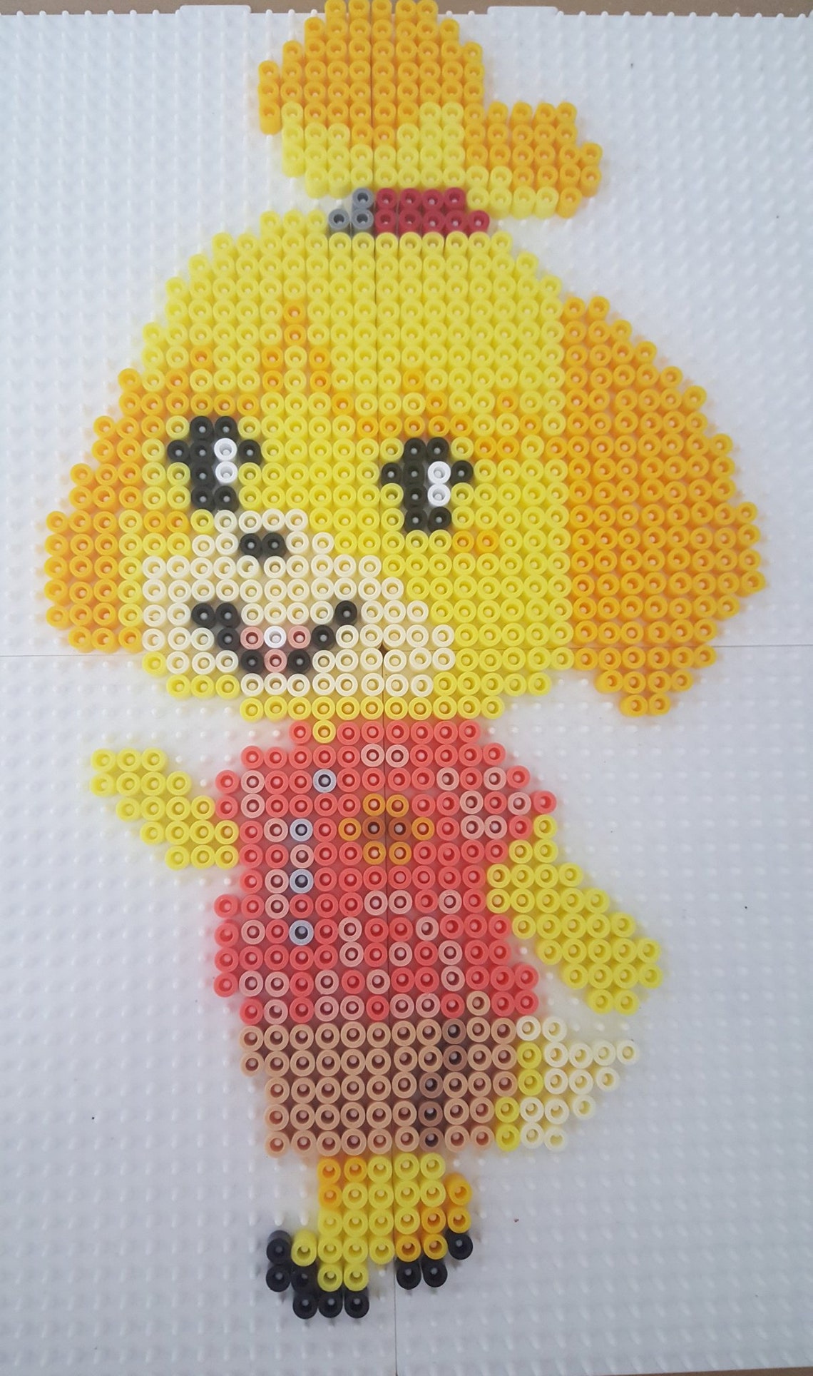 Perler Animal Crossing Isabelle & Tom Nook - Etsy