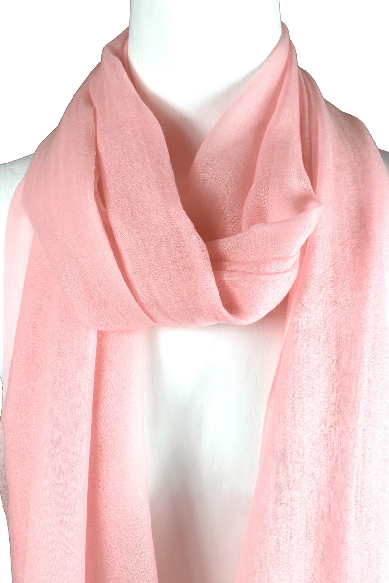 Wool Pashmina Shell Pink Baby Pink Sheer Superfine Wool - Etsy UK