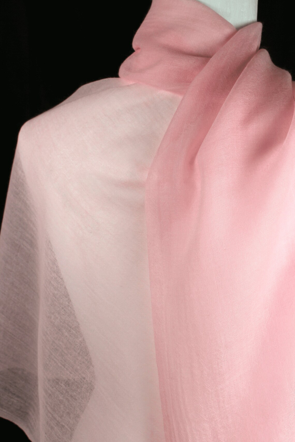 Wool Pashmina Shell Pink Baby Pink Sheer Superfine Wool - Etsy UK