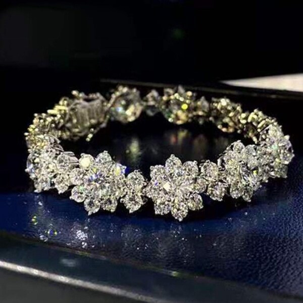 Flower Bangle - Etsy