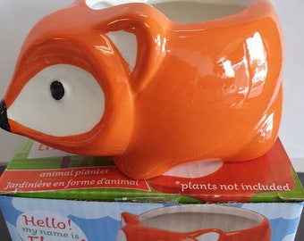 Ceramic Mouse Planter - Etsy
