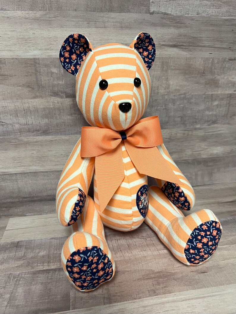 Memory Bear Keepsake Bear Memorial Gift Custom Teddy Bear - Etsy