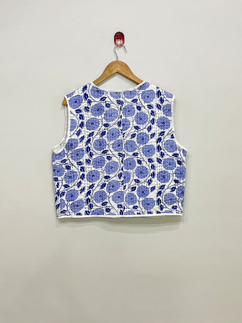 Kantha Waistcoat, Reversible Cotto Kantha Jacket, Kantha Vest Jacket ...