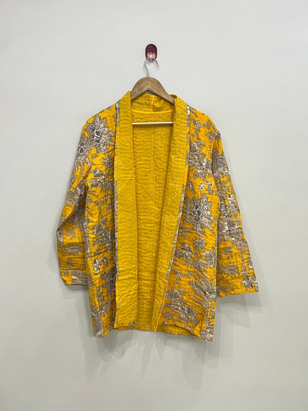 Cotton Jacket, Kantha Quilted Jacket, Winter Jacket, Festival Outfit ...