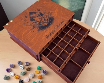 Sea Shell Display,crystal Storage Box, Crystal Display Case, Crystal ...