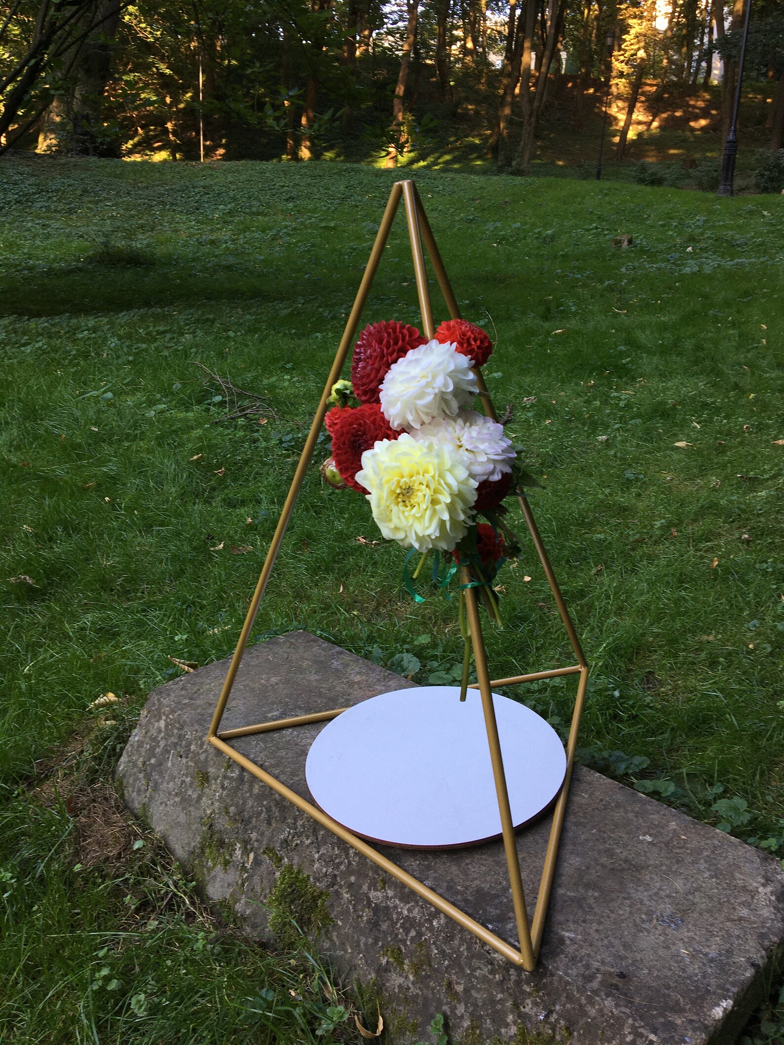 Wedding Cake Stand/metal Cake Stand/wedding Decor/pyramid Cake - Etsy