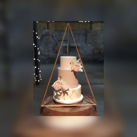 Wedding Cake Stand/Metal Cake Stand/Wedding Decor/Pyramid Cake | Etsy