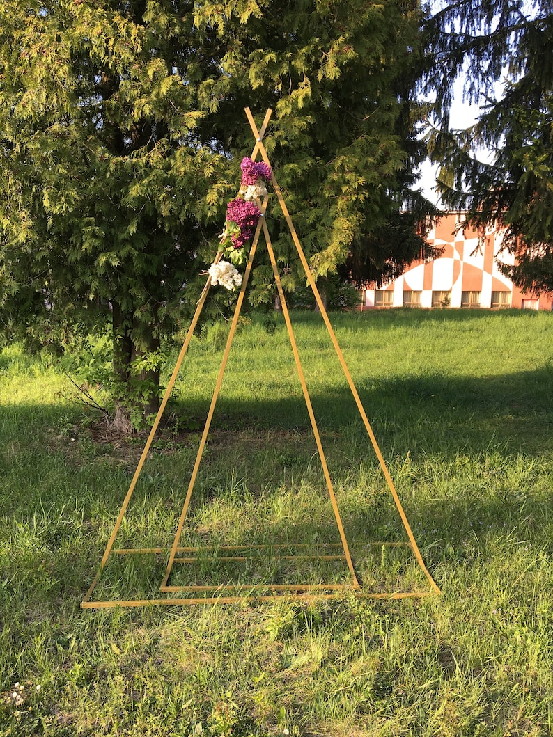 Wedding Arch/metal Arch/wedding Decor/triangle Wedding Arch ...