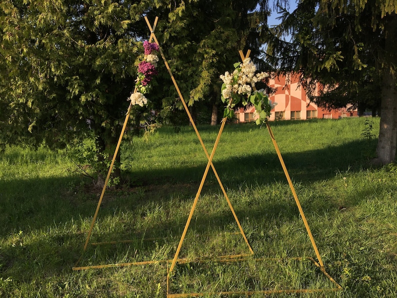 Wedding Arch/metal Arch/wedding Decor/triangle Wedding Arch ...