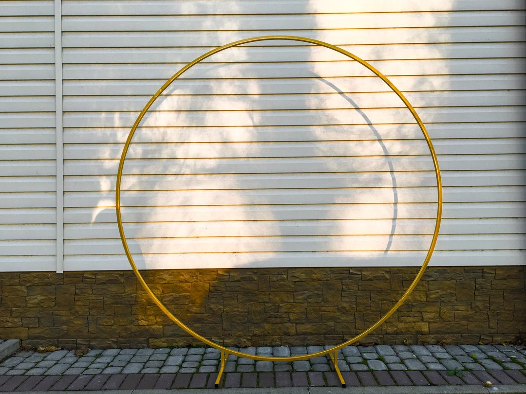 Round Wedding Arch/weddingdecor/wedding Circle Hoop/metal Arch ...