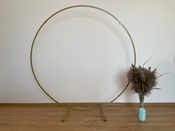 Round Metal Arch/metal Wedding Arch/wedding Decor/circle - Etsy