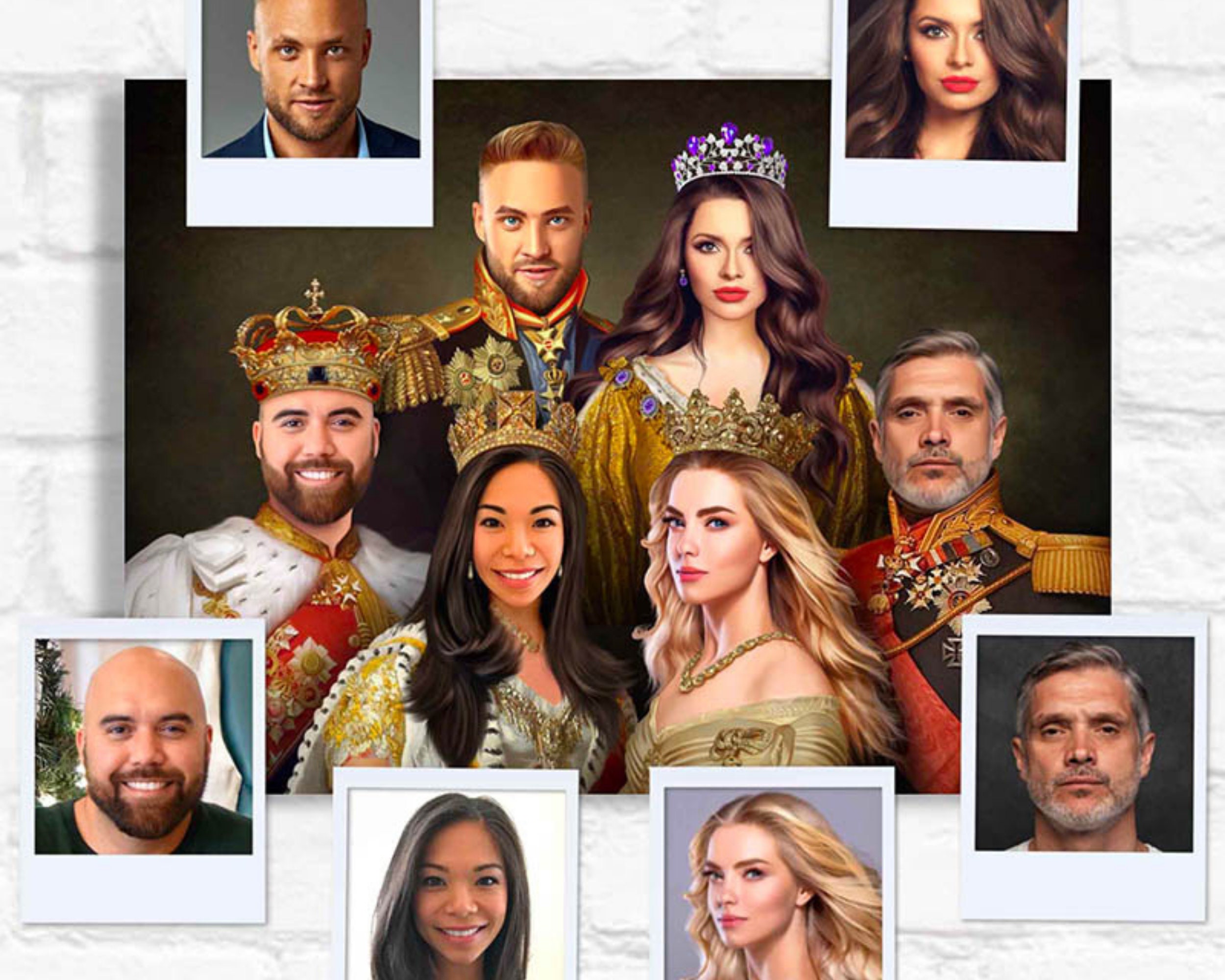 Royal Family Portrait Custom Family Portrait Painting Custom | Etsy