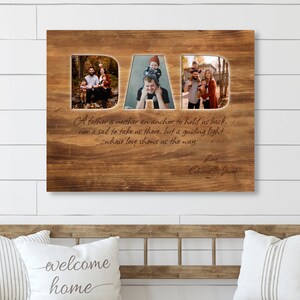 Custom Daddy Sign With Photos, Personalized Gifts for Dad From Wife ...