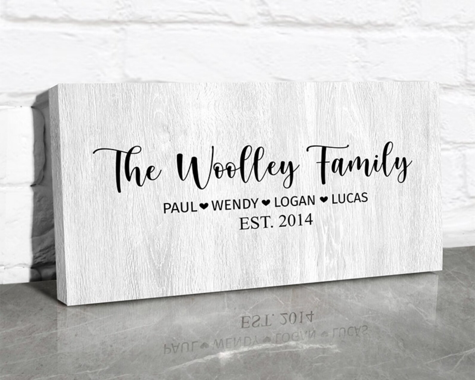 Family Name Sign With Kids Names Custom Family Sign - Etsy