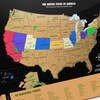 Scratch off Map of the United States, USA Travel Poster Print, Wall Map ...