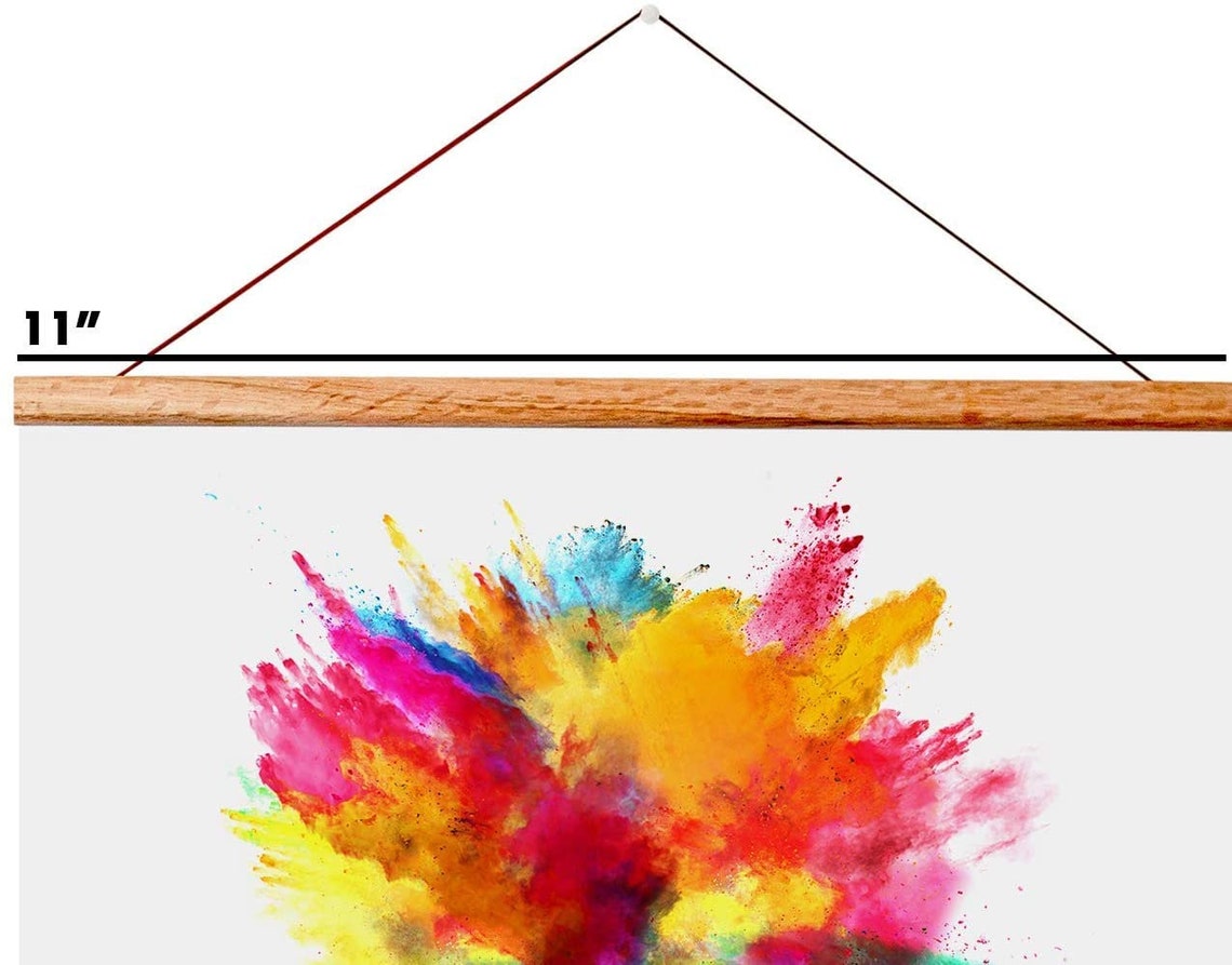 TWO 11 Wood Poster Frames Hanger Frame for Posters Prints | Etsy