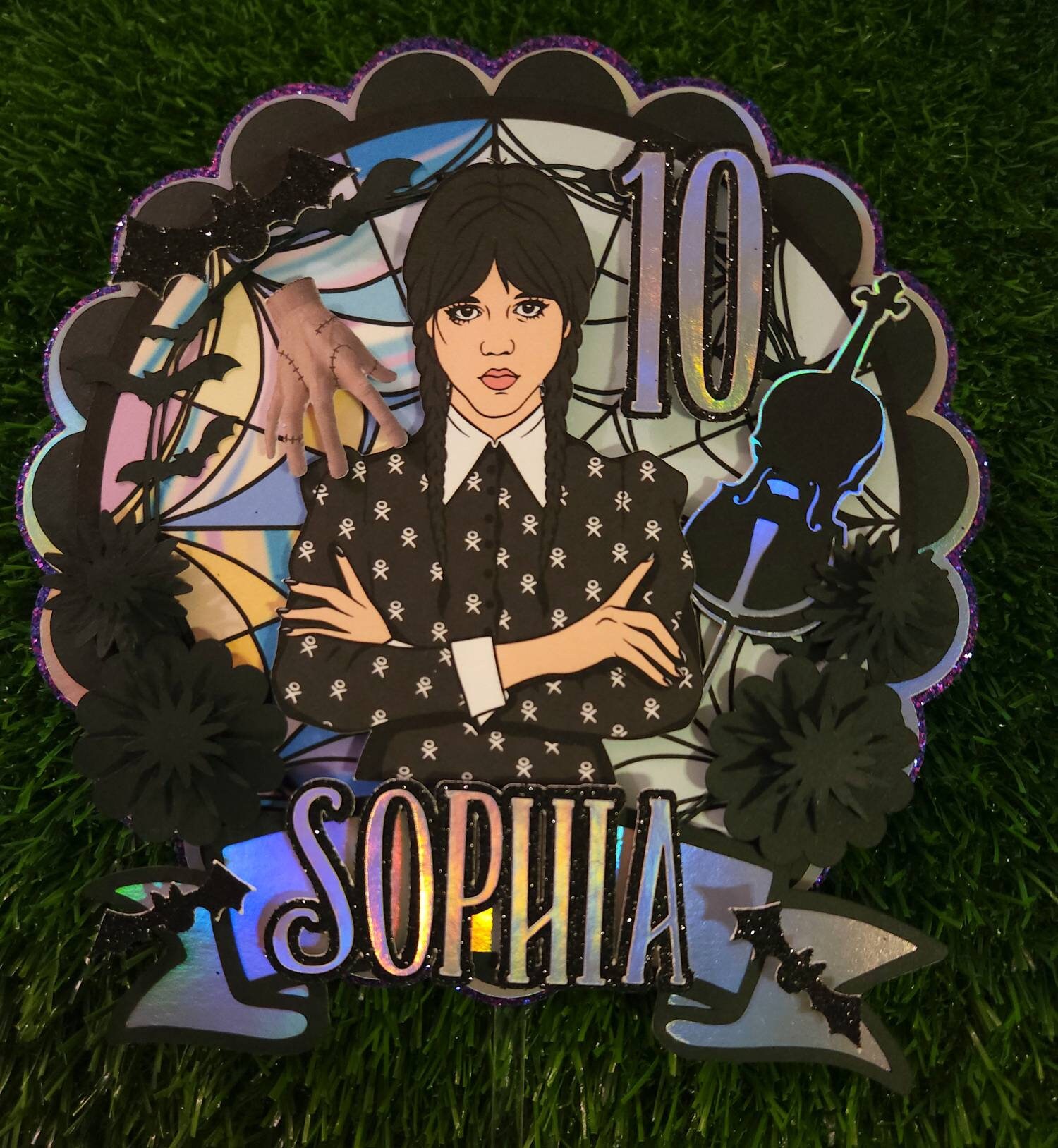 Wednesday Cake Topper - Etsy