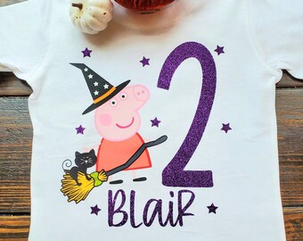 Peppa Pig Witch Png - Etsy