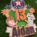 Baseball Cake Topper Astros - Etsy