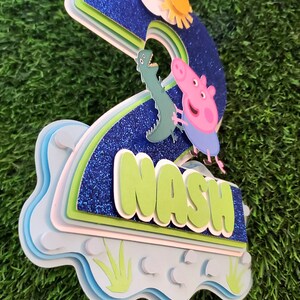 George Piggy Cake Topper - Etsy