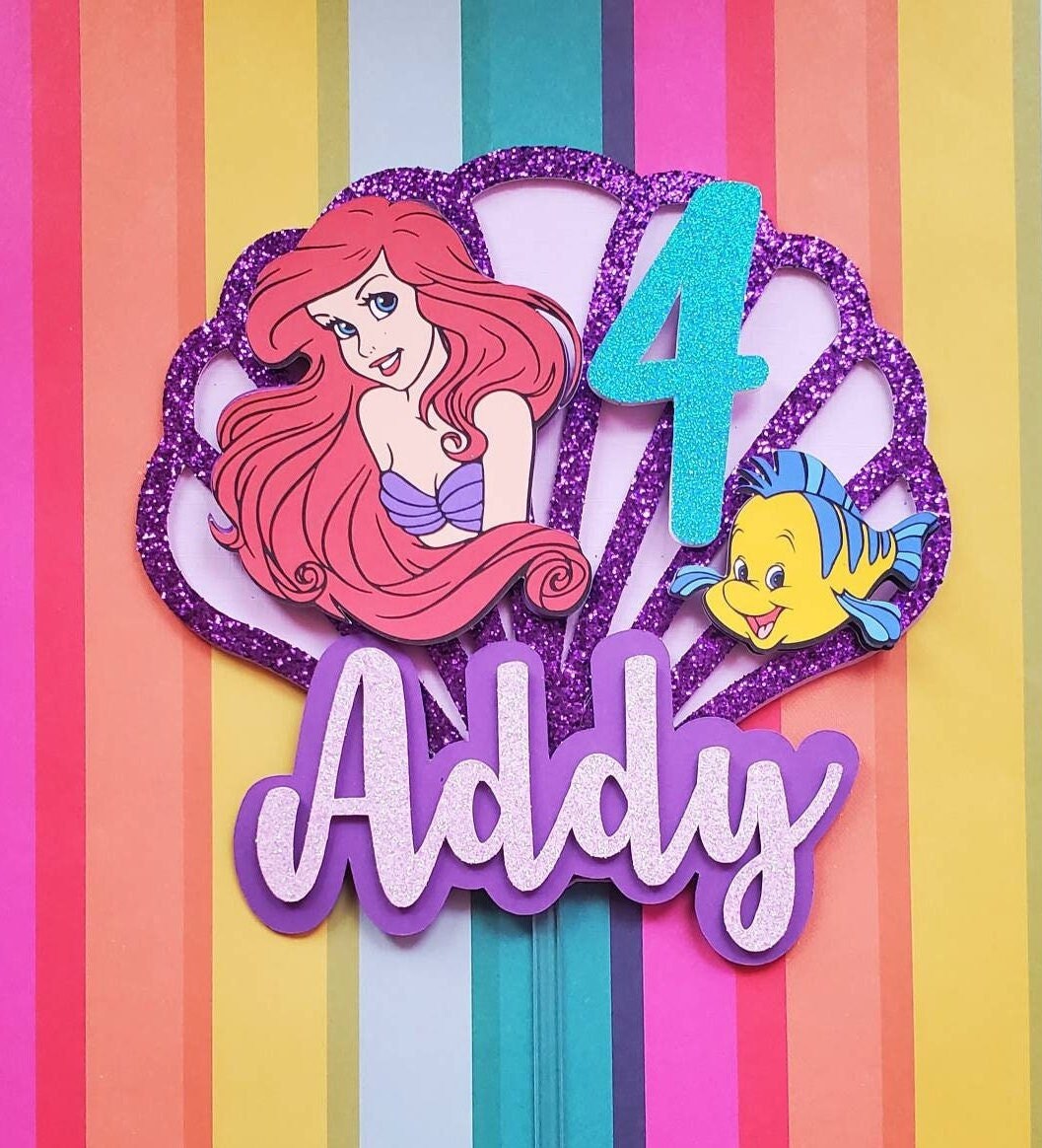 Mermaid Cake Topper - Etsy