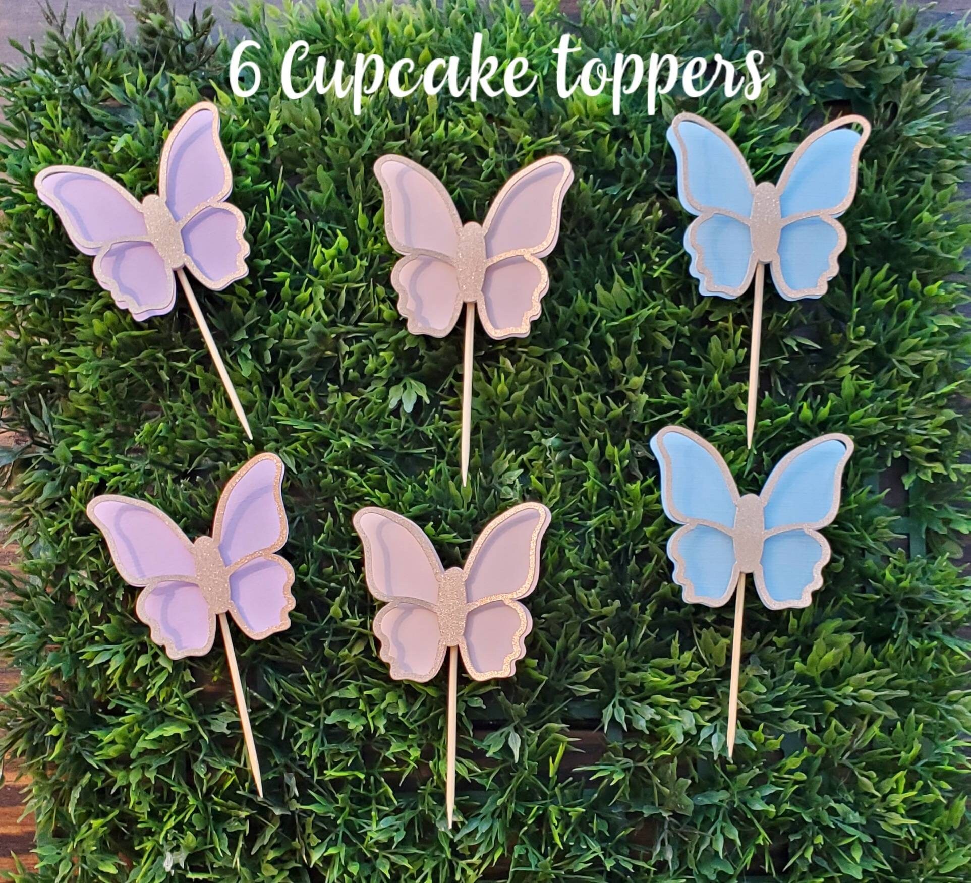 Butterfly cake topper | Etsy