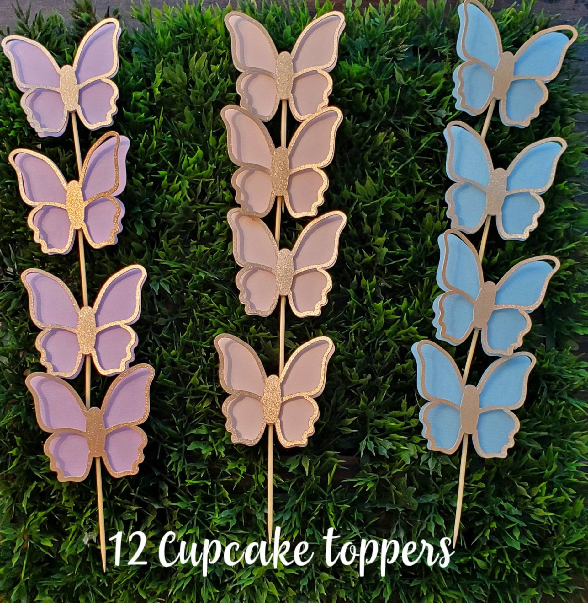 Butterfly cake topper | Etsy